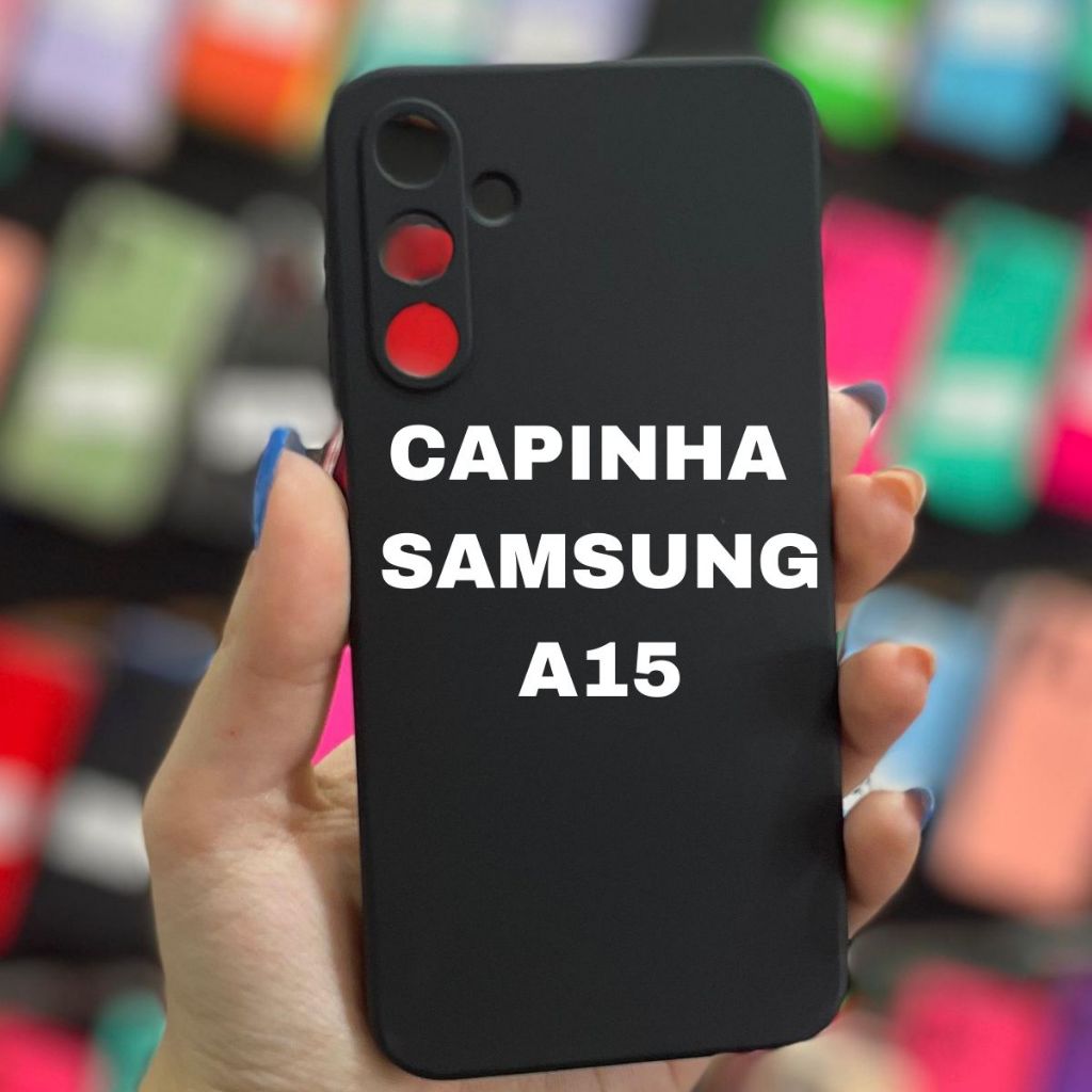 Capinha A15 Samsung Capa Silicone Aveludada Celular Galaxy Capas Case ...
