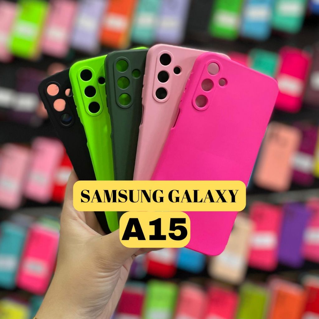 Capinha Samsung A15 Galaxy Capa Silicone Aveludado Celular Capas Case ...