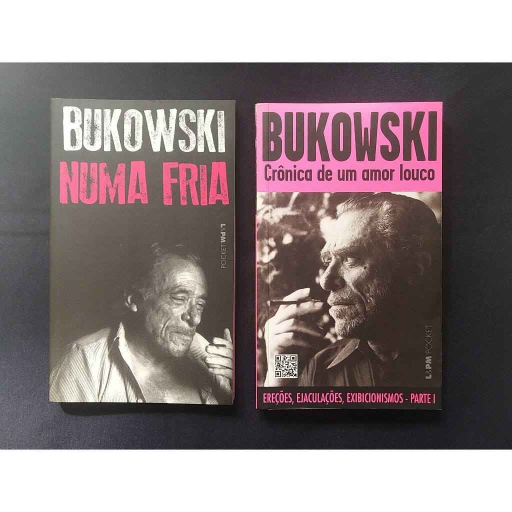 Kit Charles Bukowski - Crônica de um amor louco, numa fria | Shopee Brasil