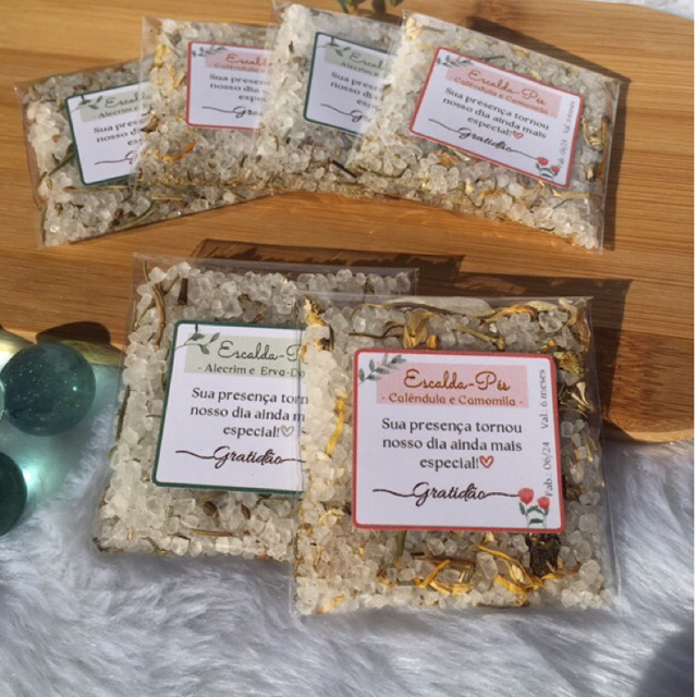 Kit 20, 30 ou 50 saquinhos de Escalda-Pés - Mimo Especial Casamentos, Noivados e Bodas | Shopee ...