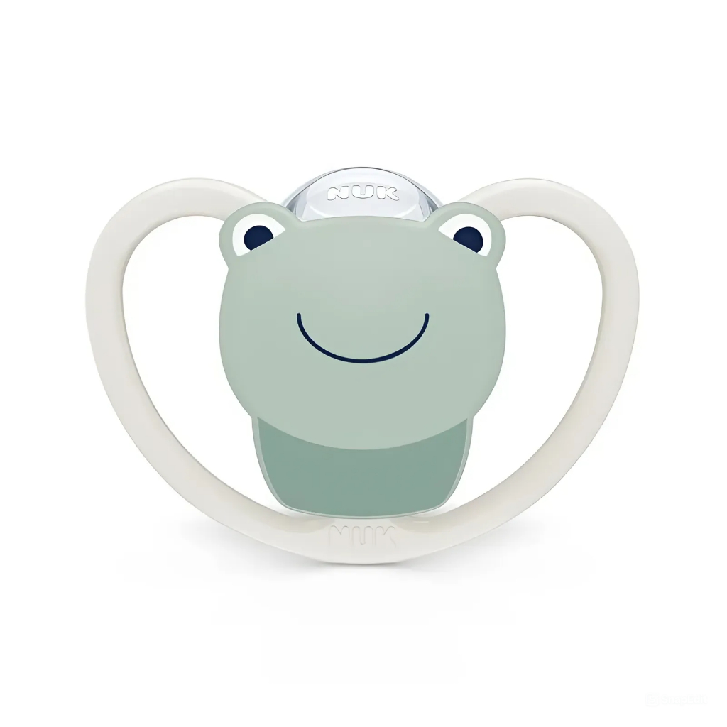 Chupeta Bebê de 0 a 6 meses Nuk Space Silicone S.1 Neutra | Shopee Brasil