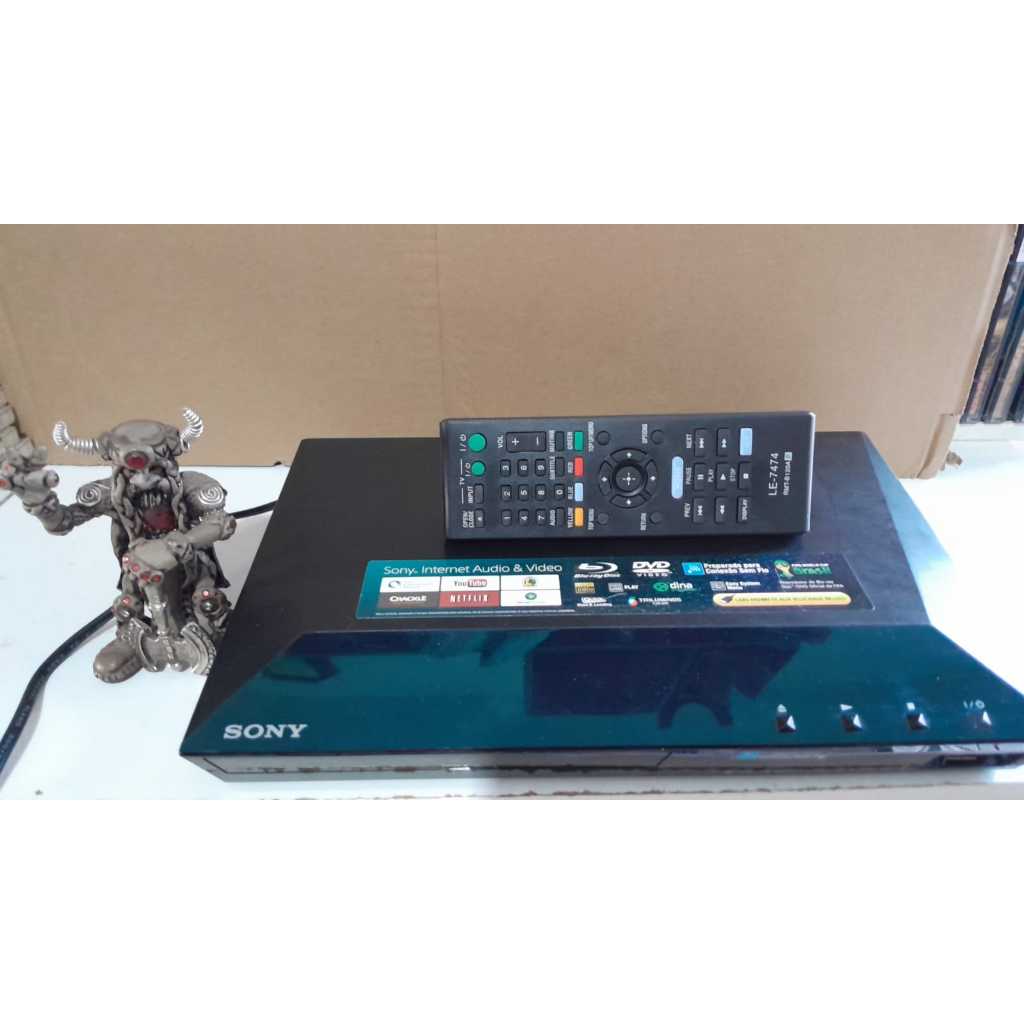 APARELHO DE BLU-RAY - SONY MODELO BDP-S3100 - COM CONTROLE - SO TEM ...