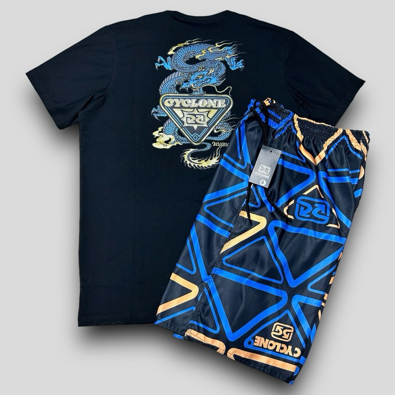 Kit cyclone camiseta e bermuda tactel | Shopee Brasil
