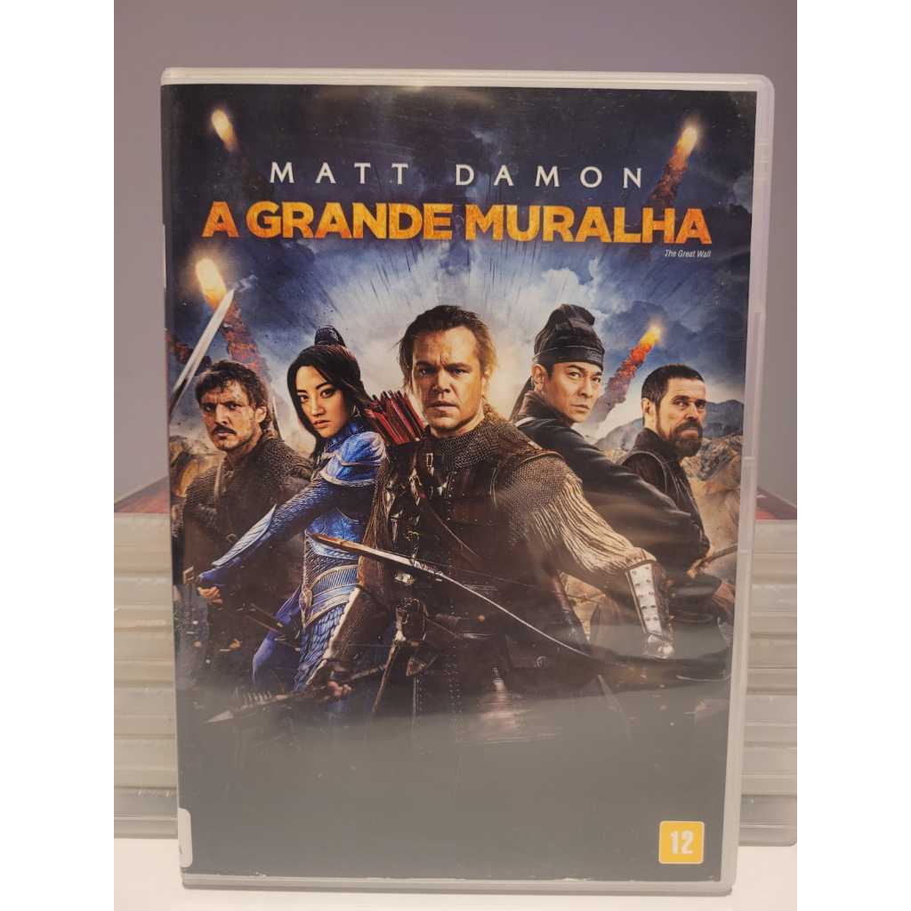 A GRANDE MURALHA - Matt Damon - DVD - Original | Shopee Brasil