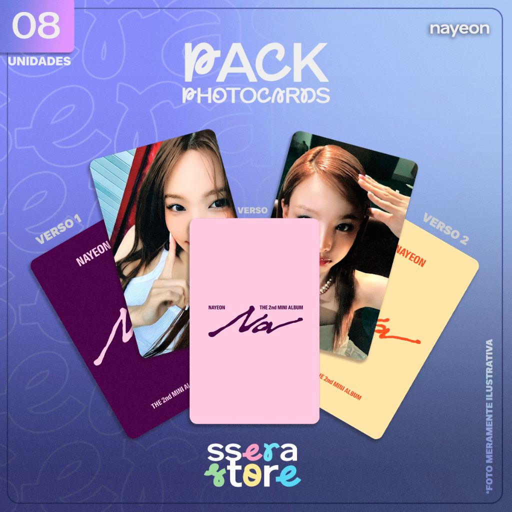 NAYEON ABCD Photocards Fanmade | Shopee Brasil