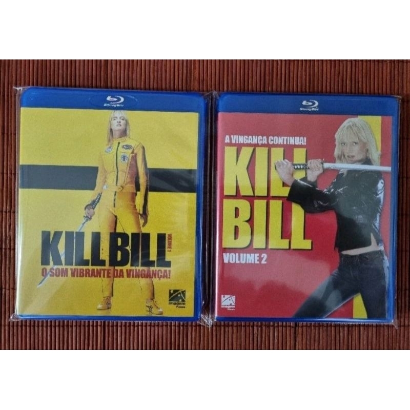 Blu-ray Kill Bill Vol. 1 & 2 + Pulp fiction Originais | Shopee Brasil