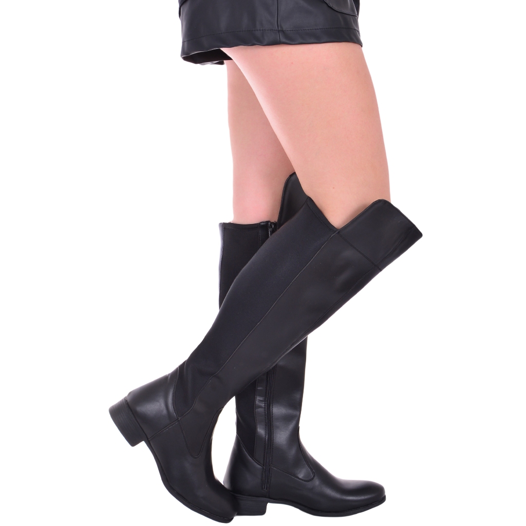 Bota Plus Size Panturrilha Grossa Over moda inverno confortável ...