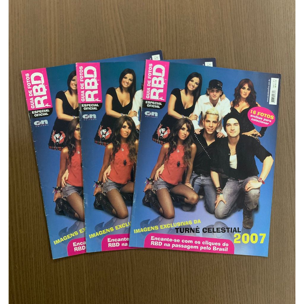 Revista Guia de Fotos RBD Especial Oficial nº 1 - Rebelde | Shopee Brasil