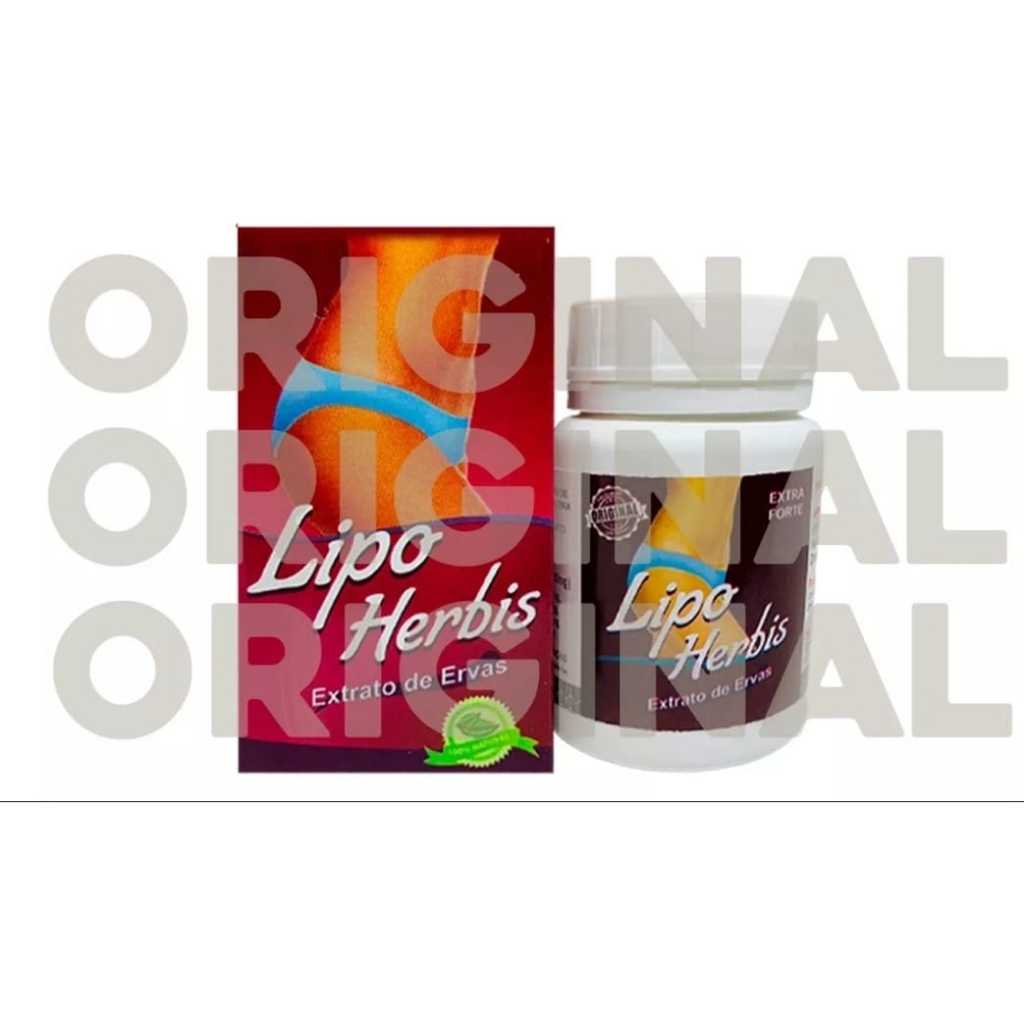 LIPO HERBIS 40 CAPSULAS 500 MG ORIGINAL | Shopee Brasil