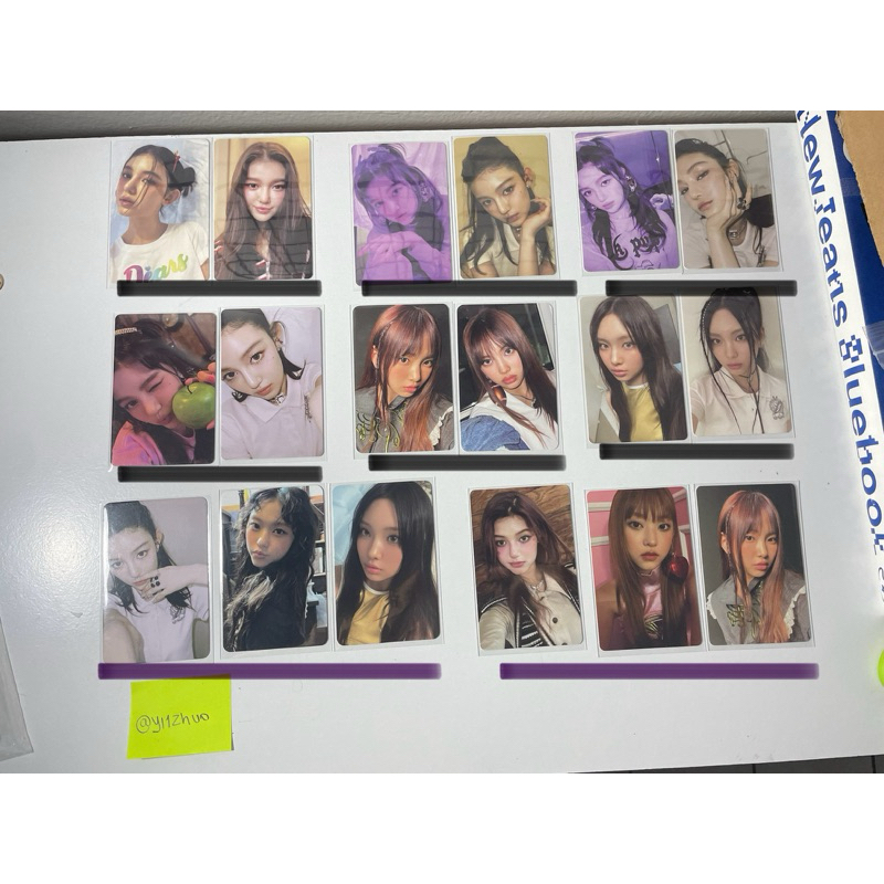 new jeans hyein danielle haerin cards debut, omg e get up | Shopee Brasil