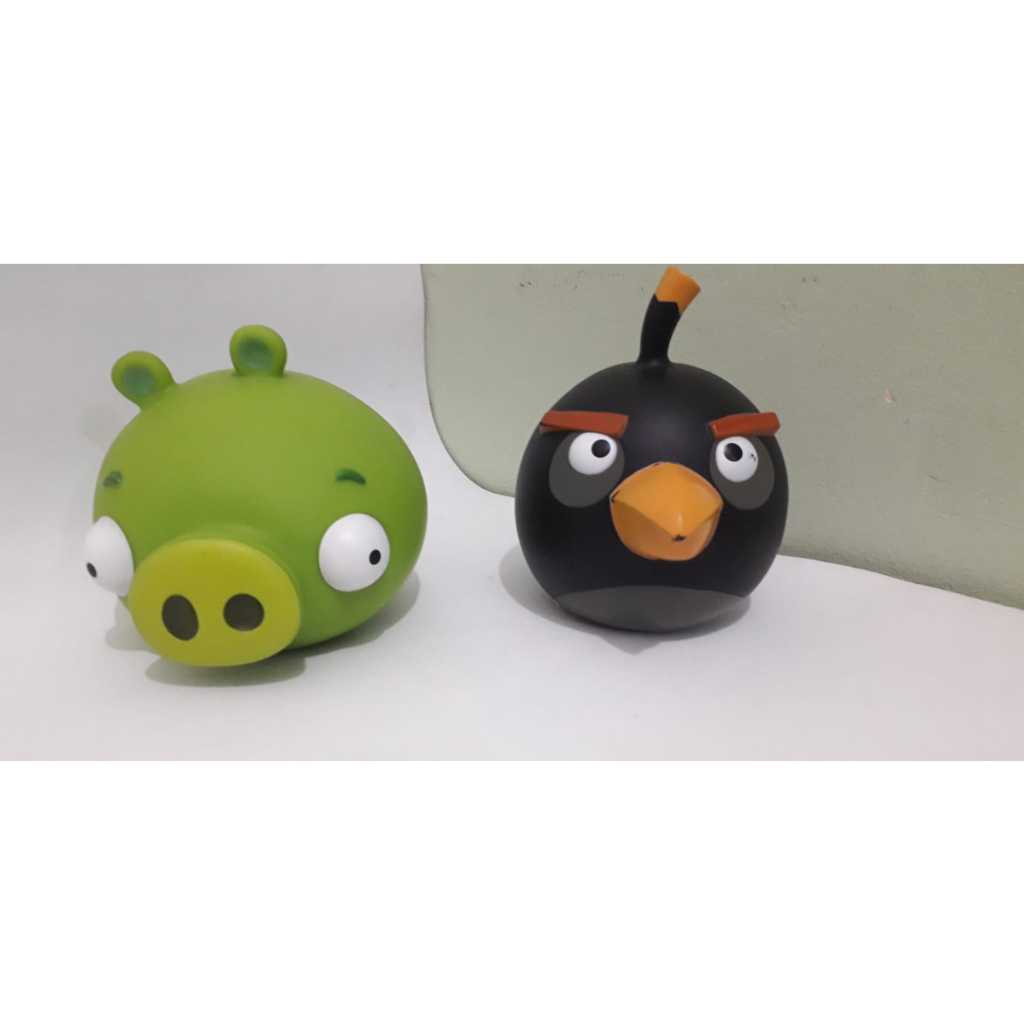 Boneco Bomb e Porco Angry Birds Grow | Shopee Brasil