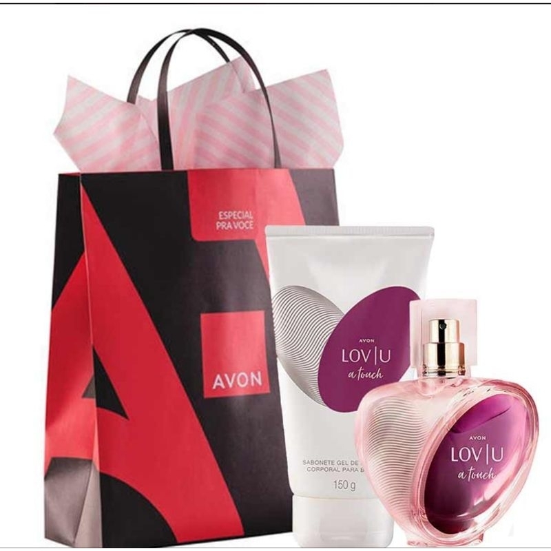 Kit/Presente LovU Touch Avon | Shopee Brasil