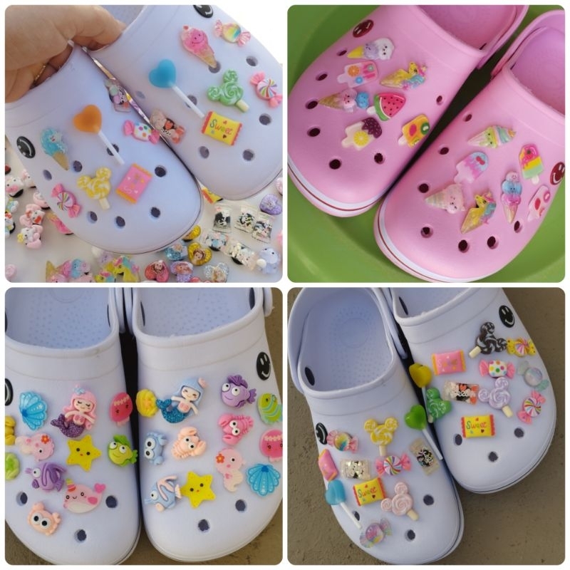 Pins Jibbtz Bottons de resina botões personalizados para Crocs.(10 ...