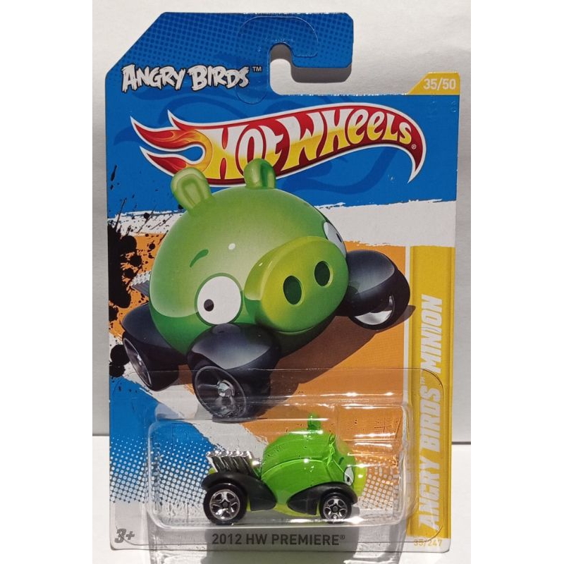 Hot Wheels 2012 Angry Birds (Minion Pig) - HW Premiere | Shopee Brasil