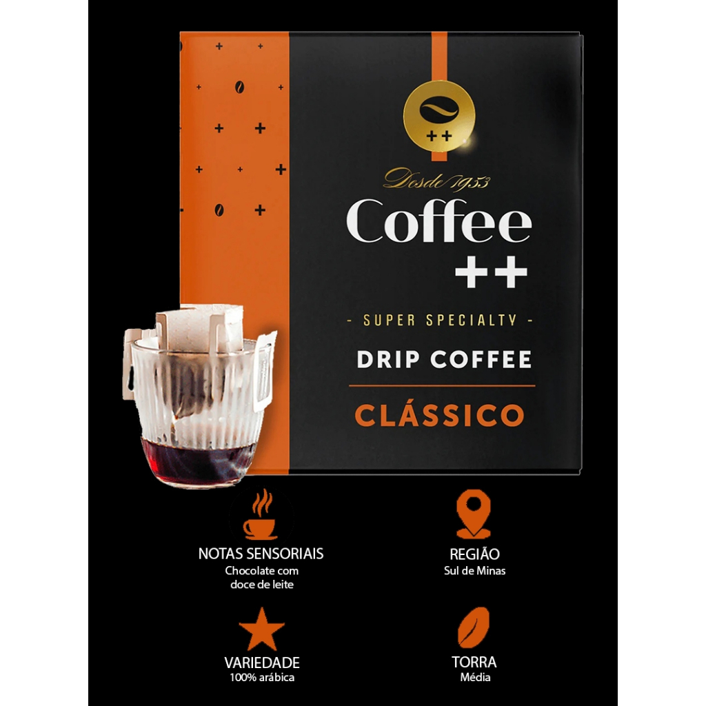 Café Coffee++ Drip Clássico. | Shopee Brasil