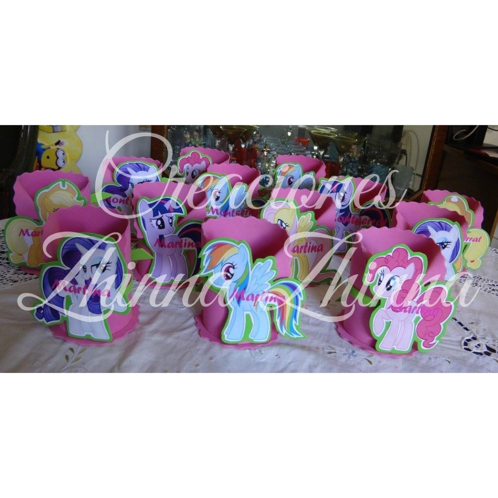 My Little Pony PORTA DOCES, CAIXA DE DOCES PERSONALIZADA, PORTA ...