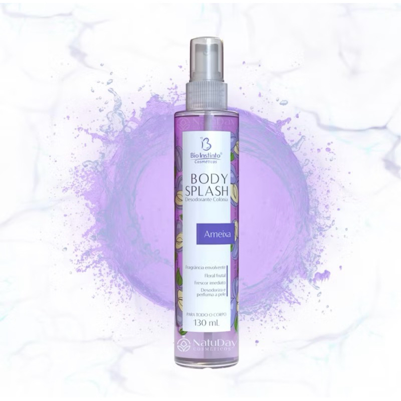Perfume desodorante colônia body splash Ameixa bio instinto 130ml ...