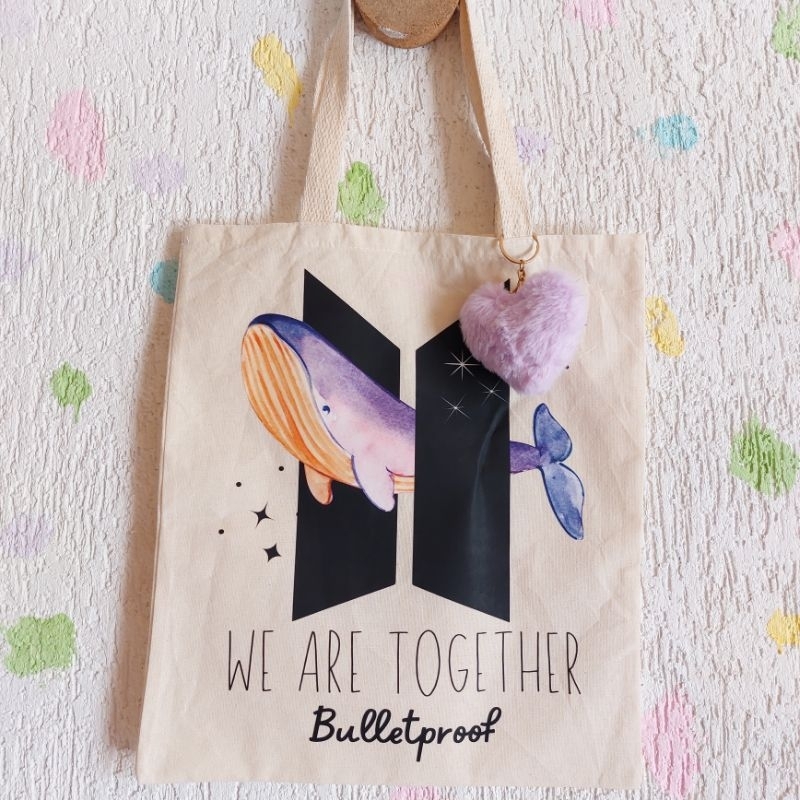 Ecobag BTS We Are Together Bulletproof - Army Fanmade JungKook Jimin JHope Taehyun Namjoon Jin ...