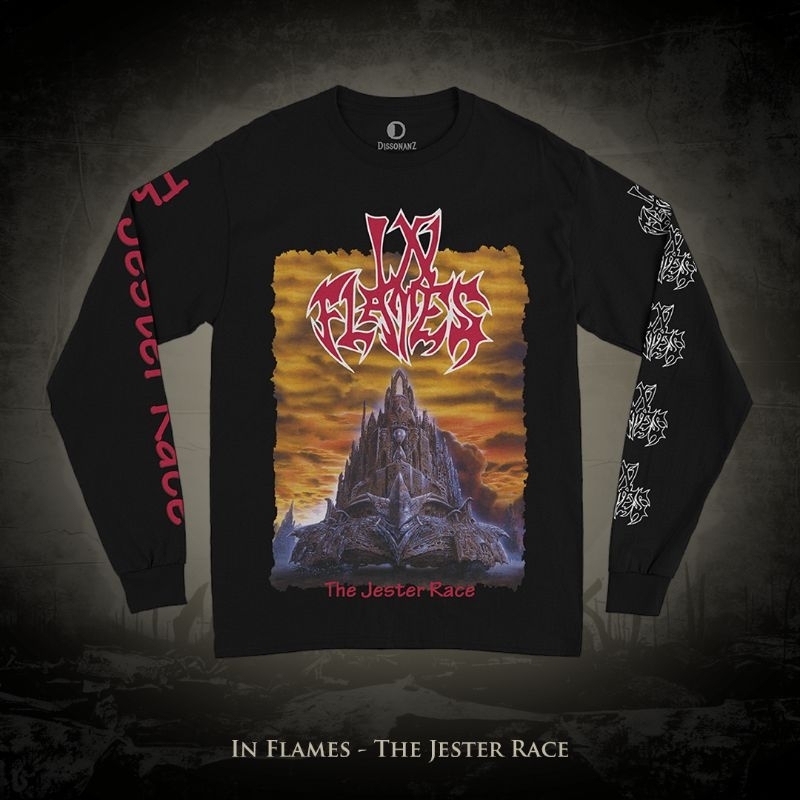 Camiseta Manga Longa: In Flames - The Jester Race - Swedish Melodic ...