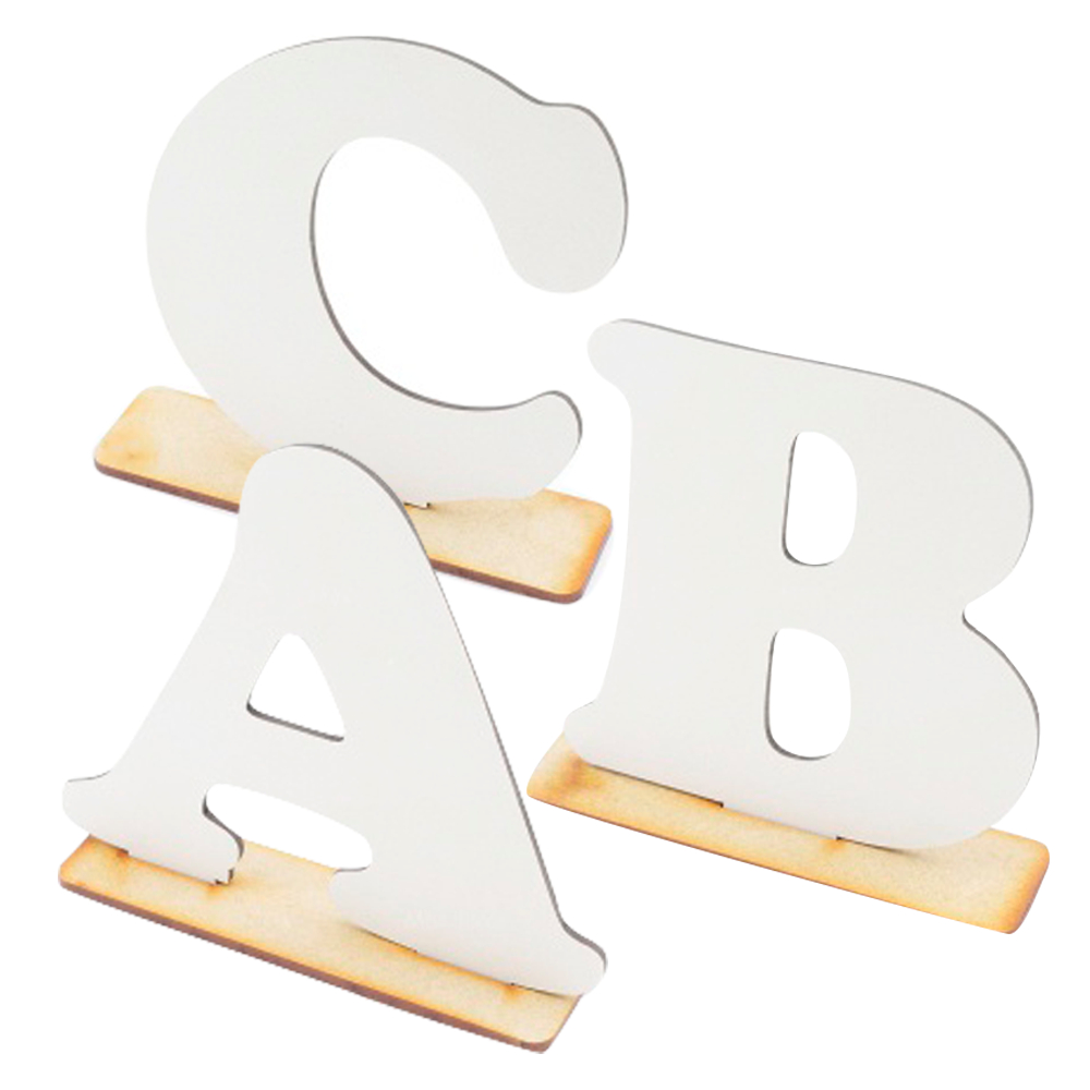 Letras para Mesa de Festa em MDF Varias cores 10cm de Altura Numeros e ...