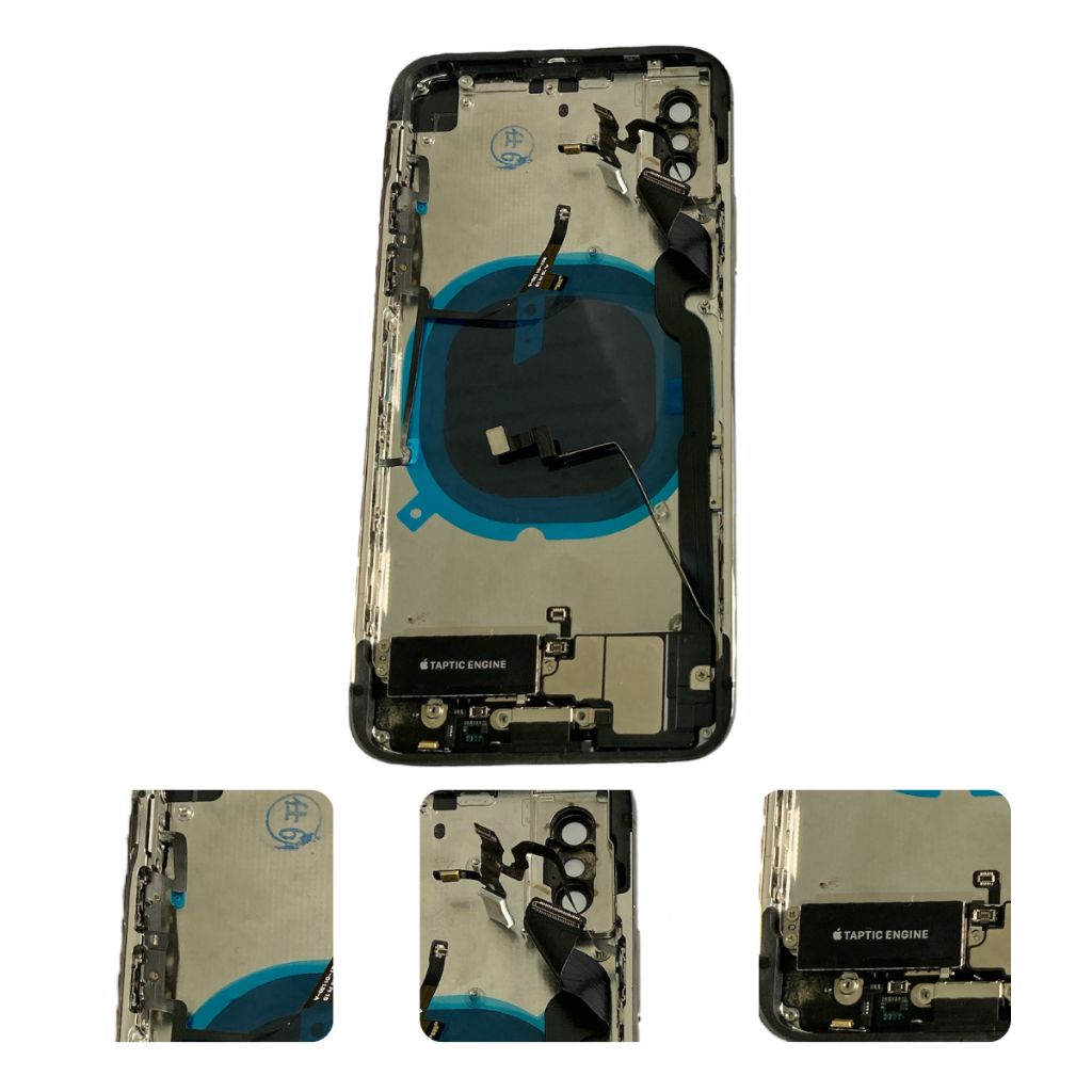 Chassi Carcaça Completa Iphone X flex Originais, Gaveta de chip 3 Meses ...