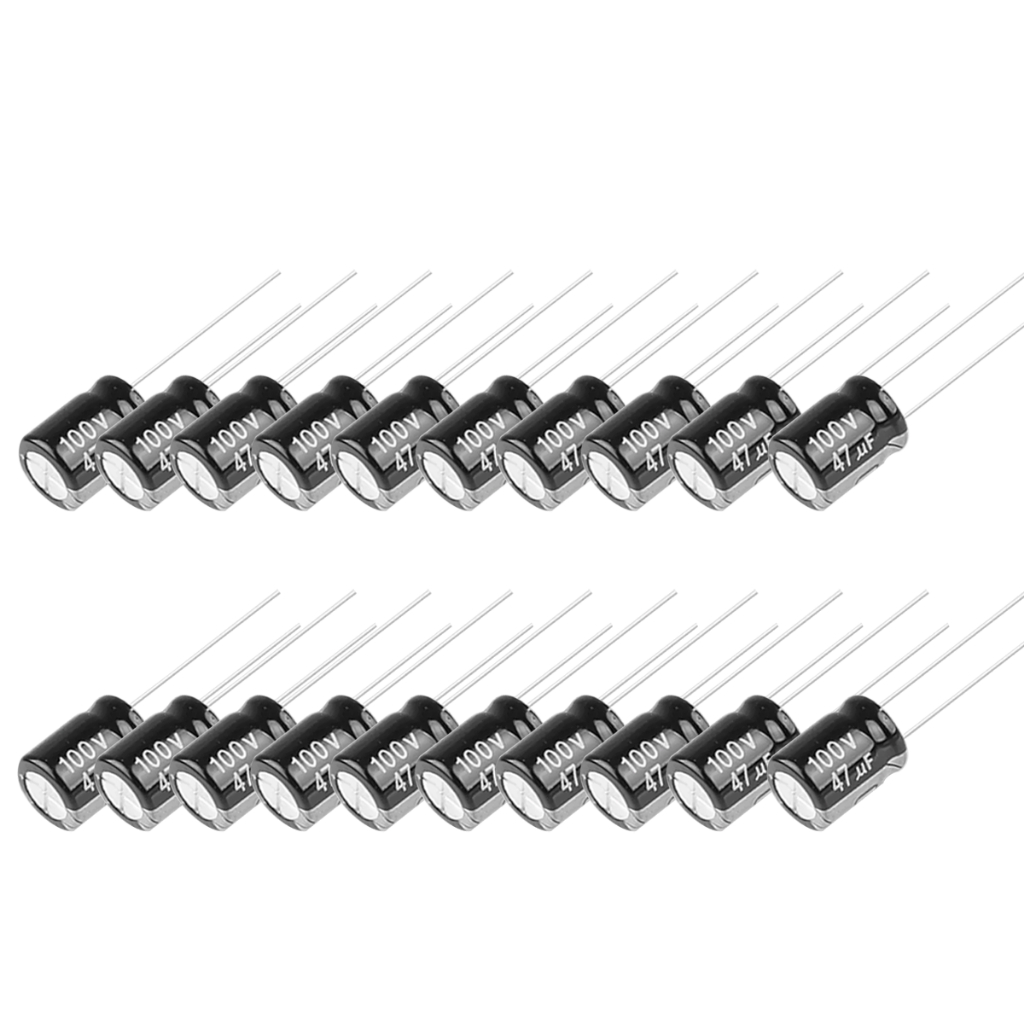 20 CAPACITOR DE DRIVER PARA CORNETA 47x100 47 X 100 CAPACITORES DE ...