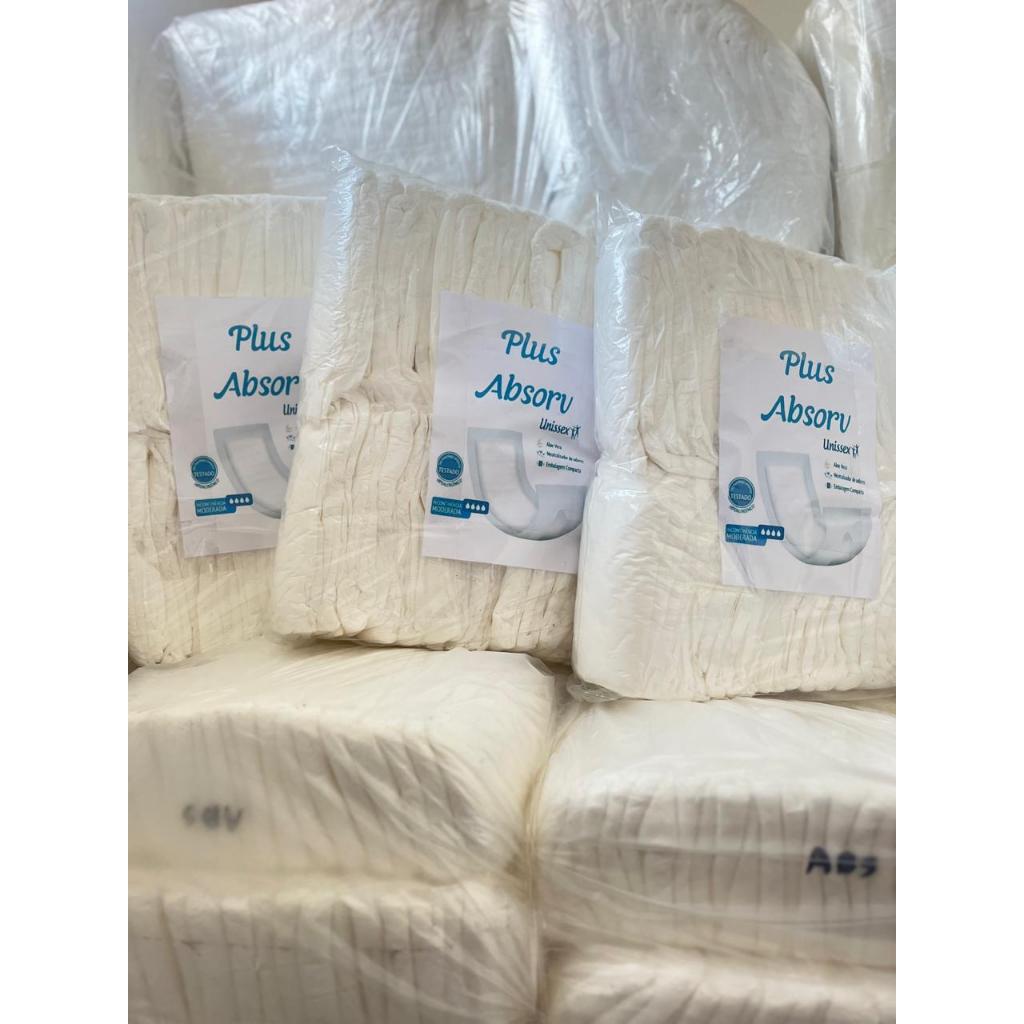 Kit Absorvente Geriátrico/Pós Parto Operatório/ Incontinência Plus ...