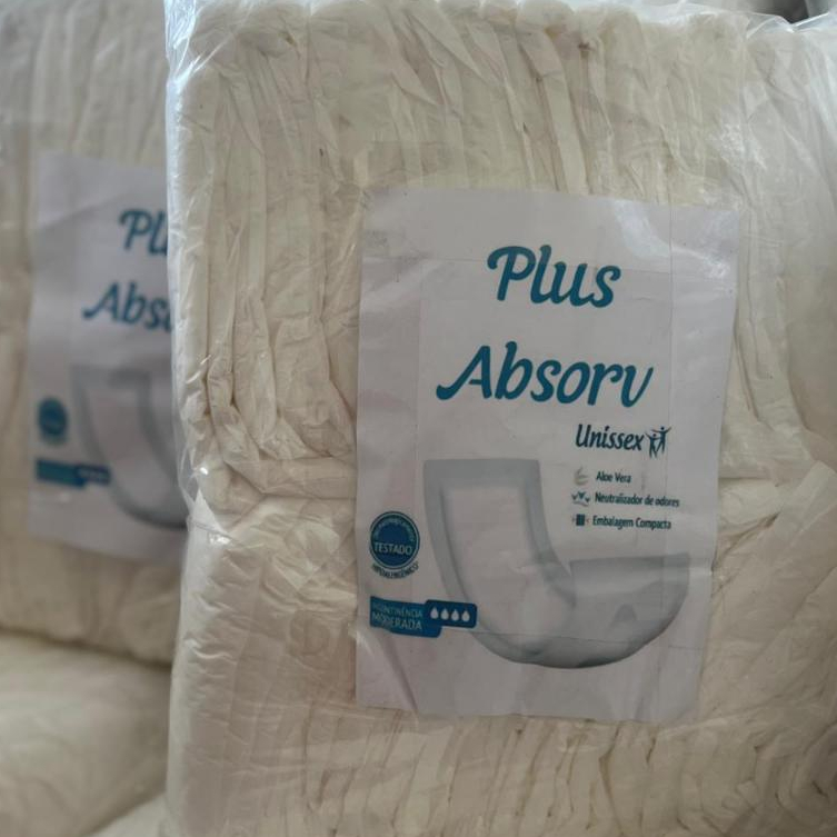 Absorvente Geriátrico/Pós Parto Operatório/ Incontinência Plus Absorv ...