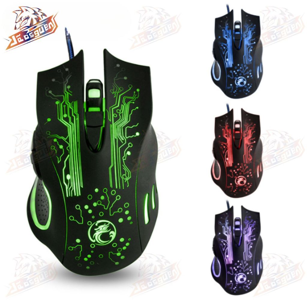 Mouse Gamer Para Jogo 2400 Dpi Óptico Com Led Rgb Usb X9 | Shopee Brasil
