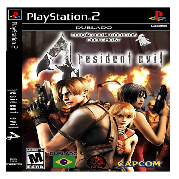 Resident Evil 4 - Codigos Ativados e Dublado - Ps2 Playstation 2🅰 ...