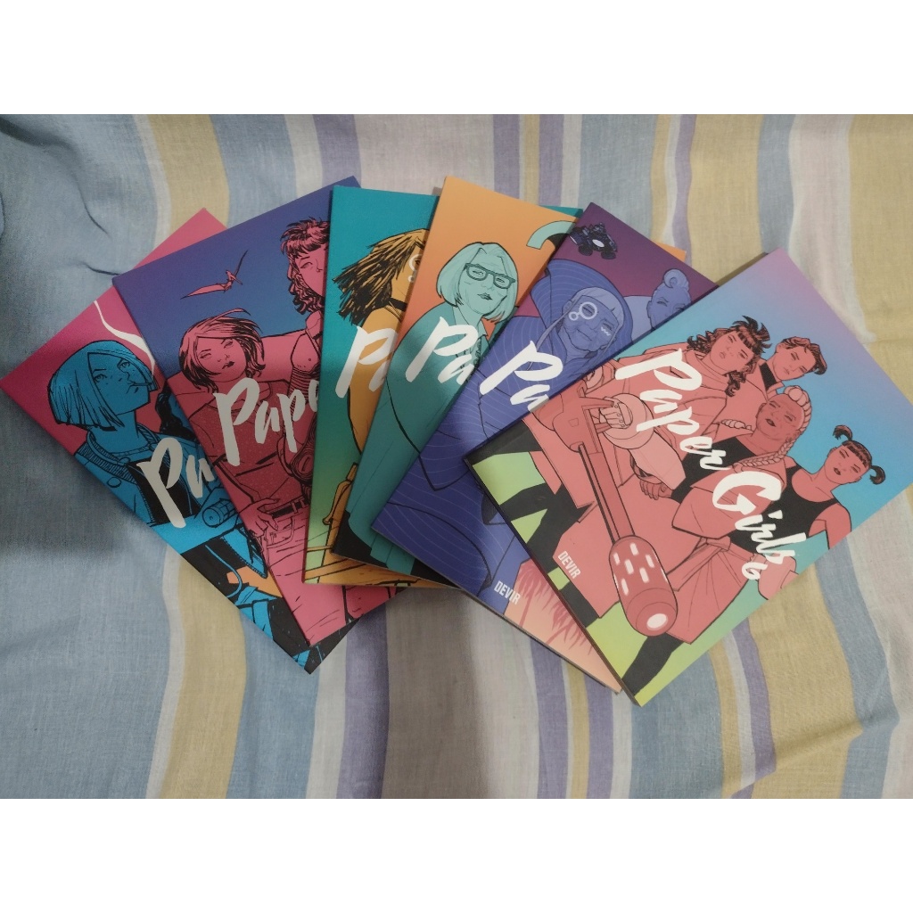 HQ PAPER GIRLS COMPLETO 6 VOLUMES BRIAN K VAUGHAN EDITORA DEVIR | Shopee Brasil