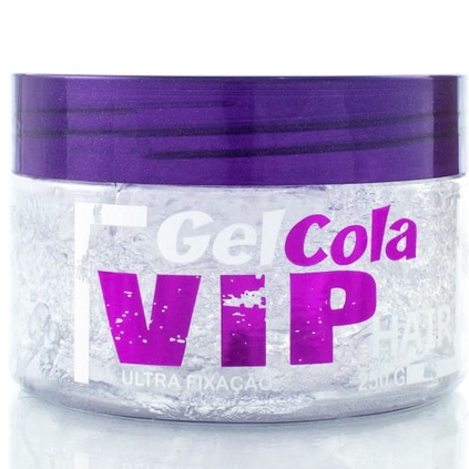 Gel Incolor Para Cabelo Vip Hair 250g Ultra Fixação - UNIDADE | Shopee ...