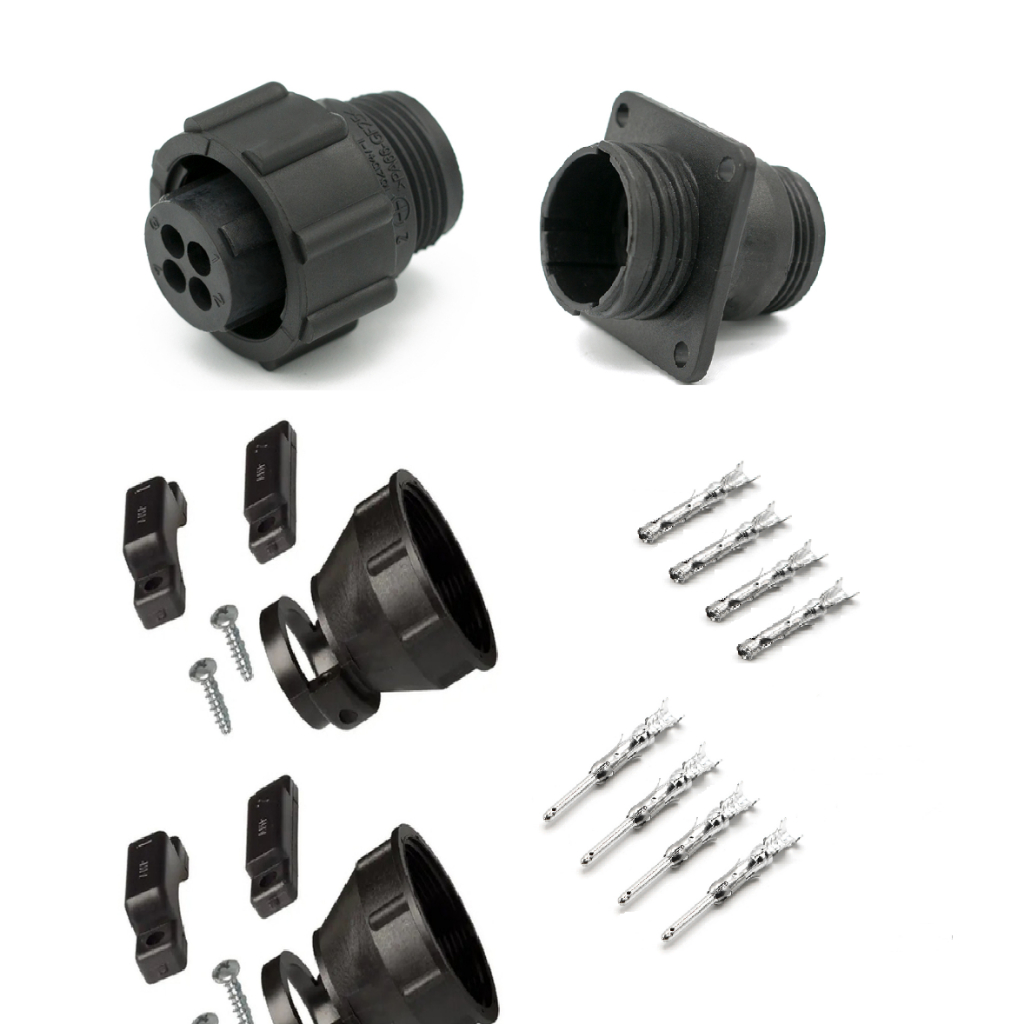 Conector Cpc 4 Vias Kit Macho E Fêmea | Shopee Brasil