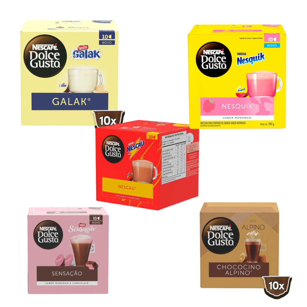 Kit 5 Cápsulas Dolce Gusto | Shopee Brasil