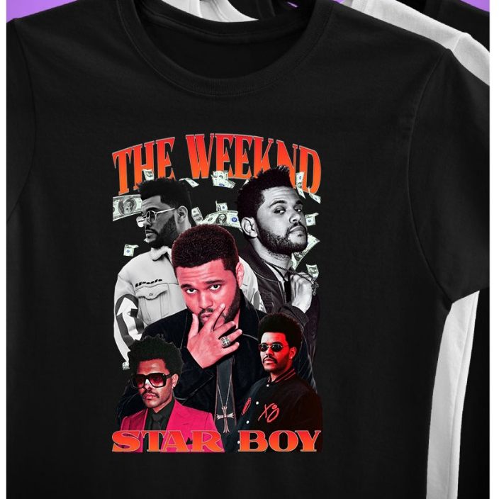 Camiseta The Weeknd Star Boy Algodão Unissex | Shopee Brasil
