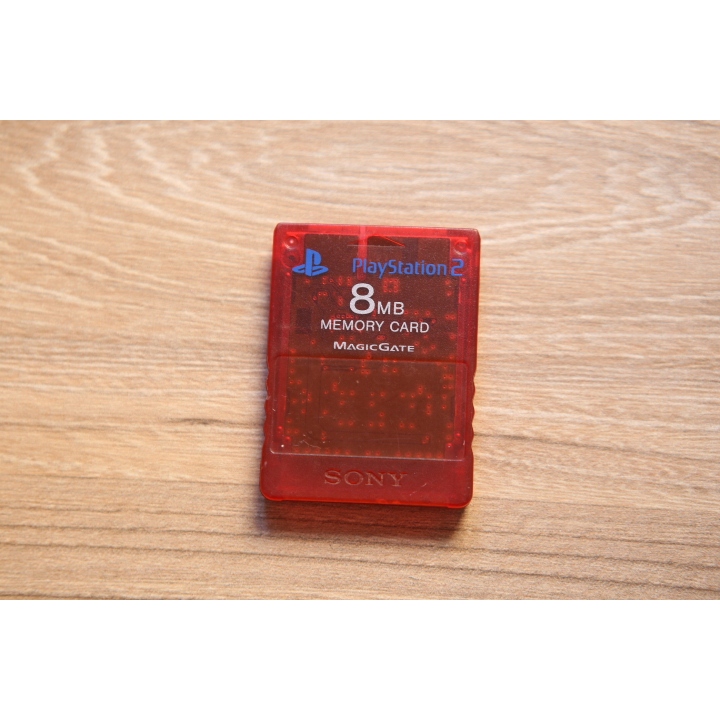 Memory Card Vermelho Transparente Original Sony Ps2 | Shopee Brasil