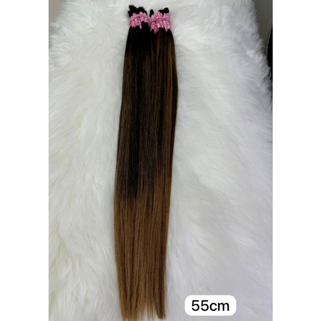 CABELO NATURAL MORENO ILUMINADO 55CM 50GR | Shopee Brasil