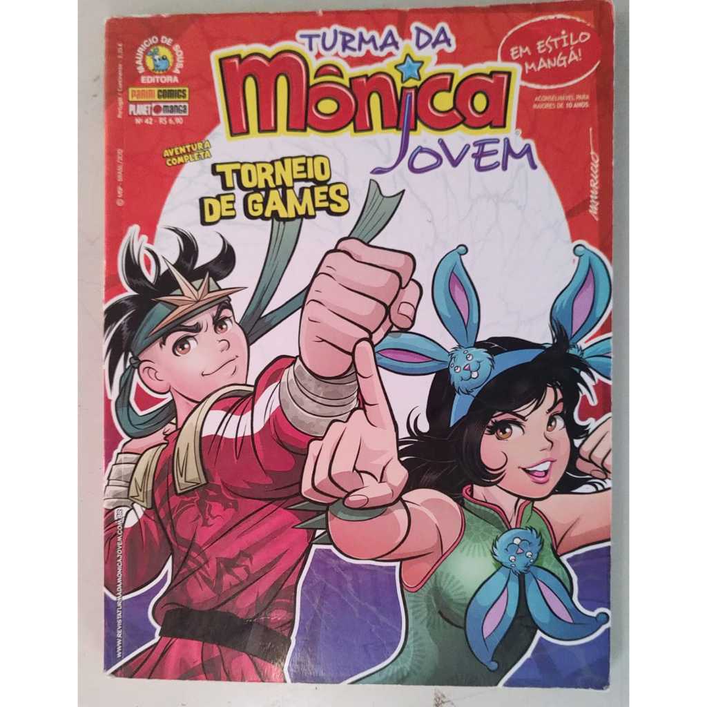 Turma da Mônica jovem, volume 42: torneio de games | Shopee Brasil