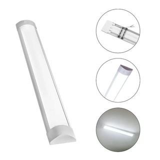 Kit 10 Luminaria Slim Linear Sobrepor Led 30cm 9w Branco Neutro 4000k | Shopee Brasil