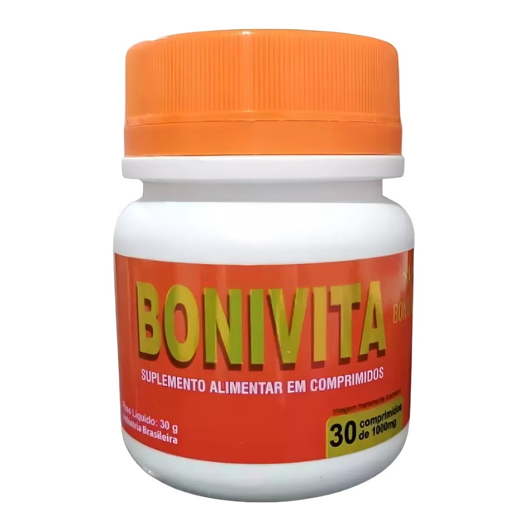 Kit 5 Unidades de Bonivita 500mg 30 Capsulas Vitaminas e Minerais ...
