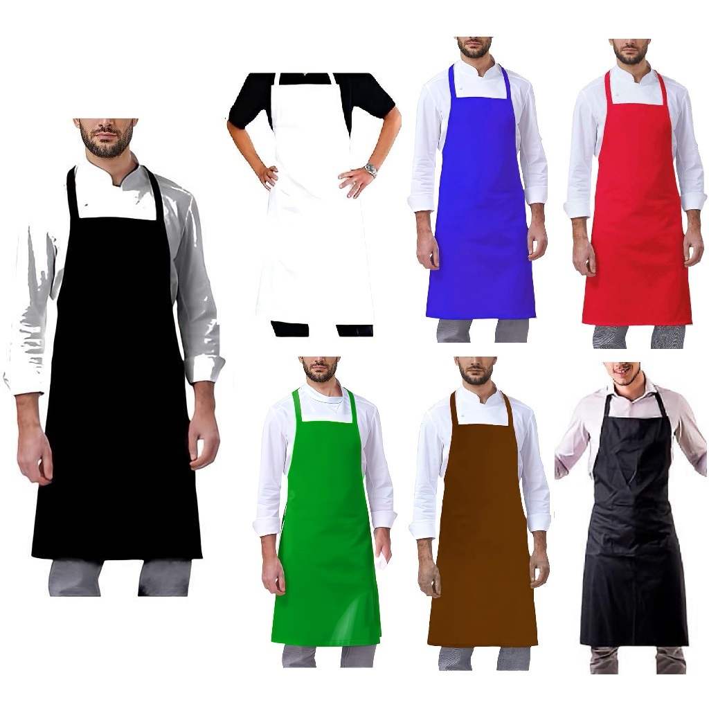 Avental de Cozinha Impermeável PVC Plástico Grosso Bagun Nylon Açougue ...