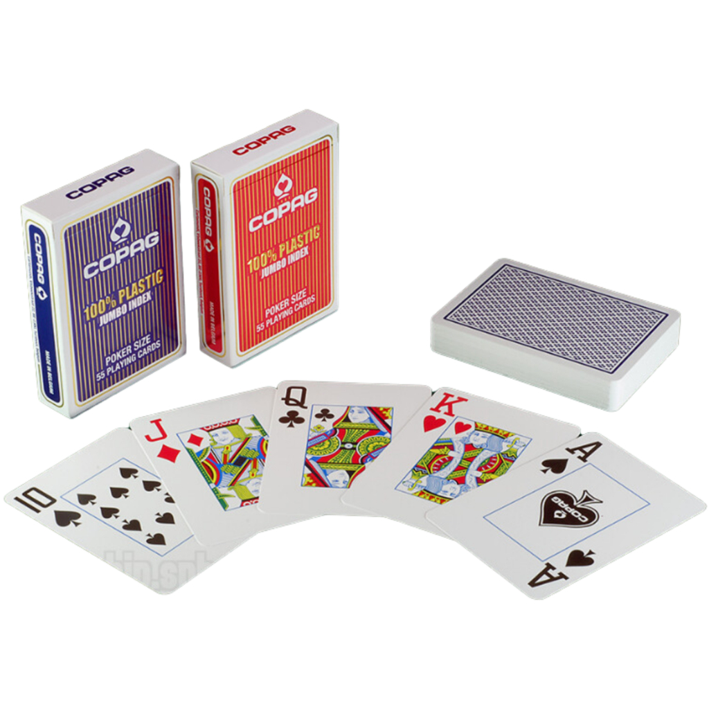 Kit 2 Baralho DORBYN Jogos Cartas Original Vermelho e Azul Família E ...