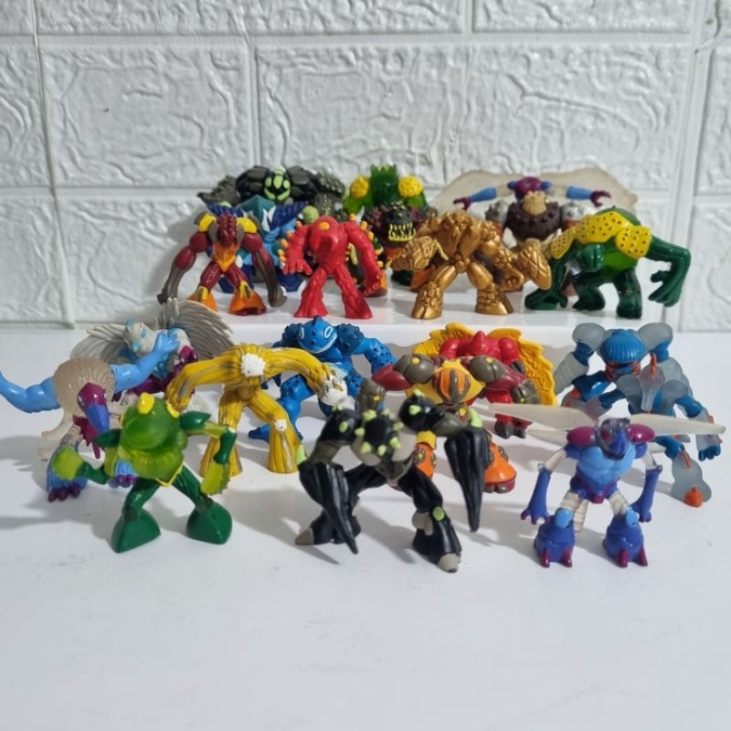 Bonecos Gormiti original miniaturas | Shopee Brasil