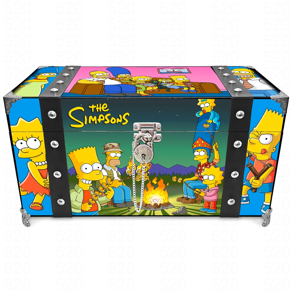 Caixa Decorativa Em MDF - The Simpsons - Baú de Bancada | Shopee Brasil