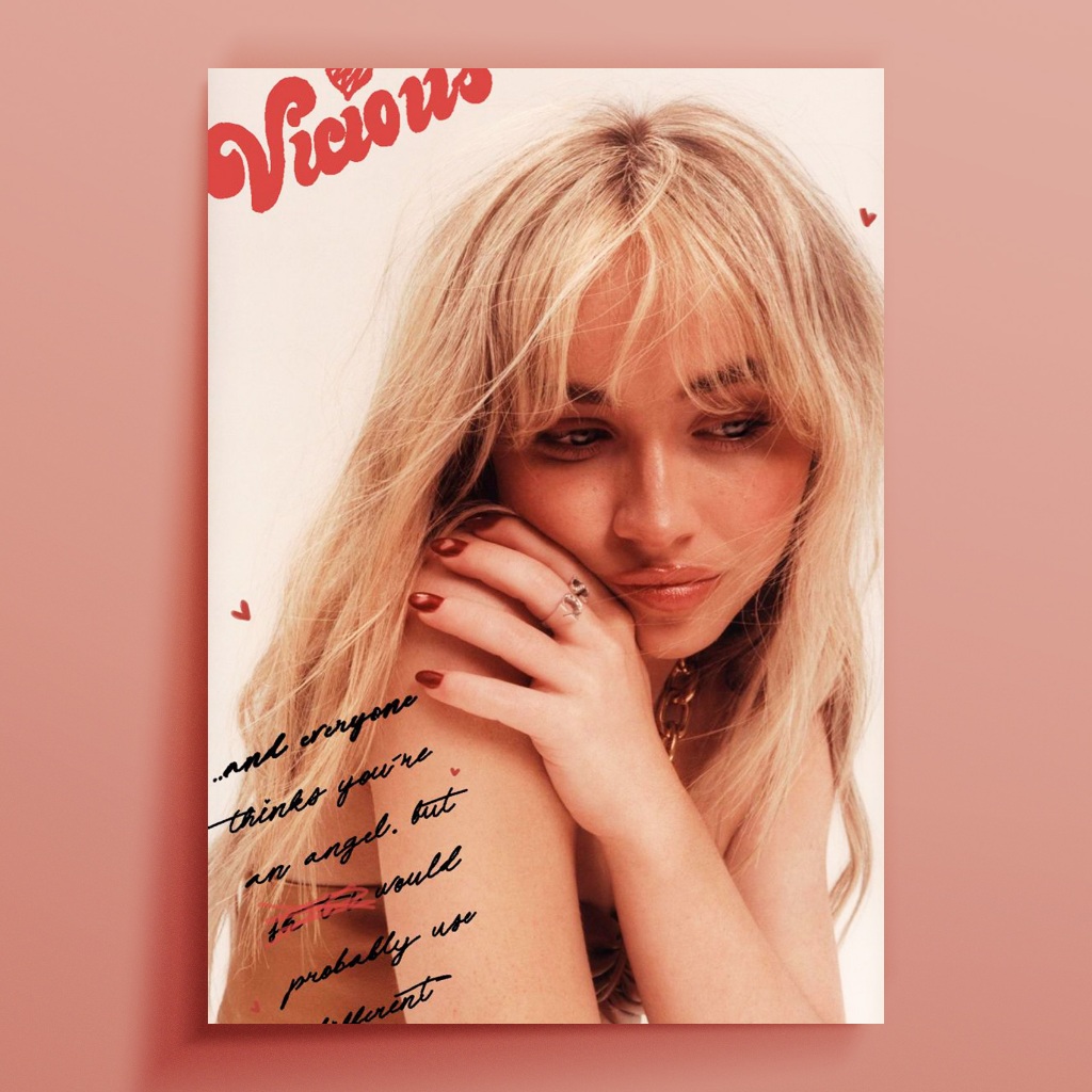Poster Sabrina Carpenter A3 Grande 42x30cm Poster Cartaz Premium ...