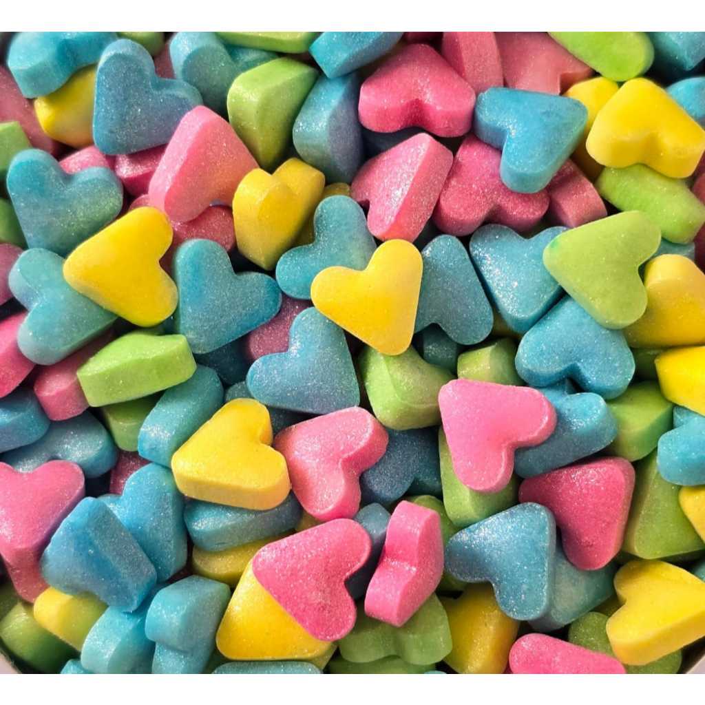 Morello - Corações 3D - Candy Color 40g | Shopee Brasil