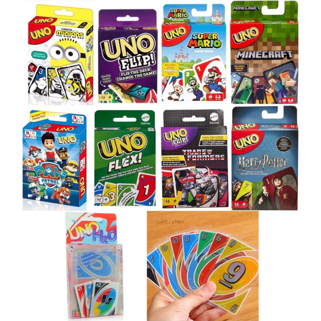 UNO FLIP, Uno de Plástico,Uno Flex,Uno Minions,Uno Super Mario,Uno ...