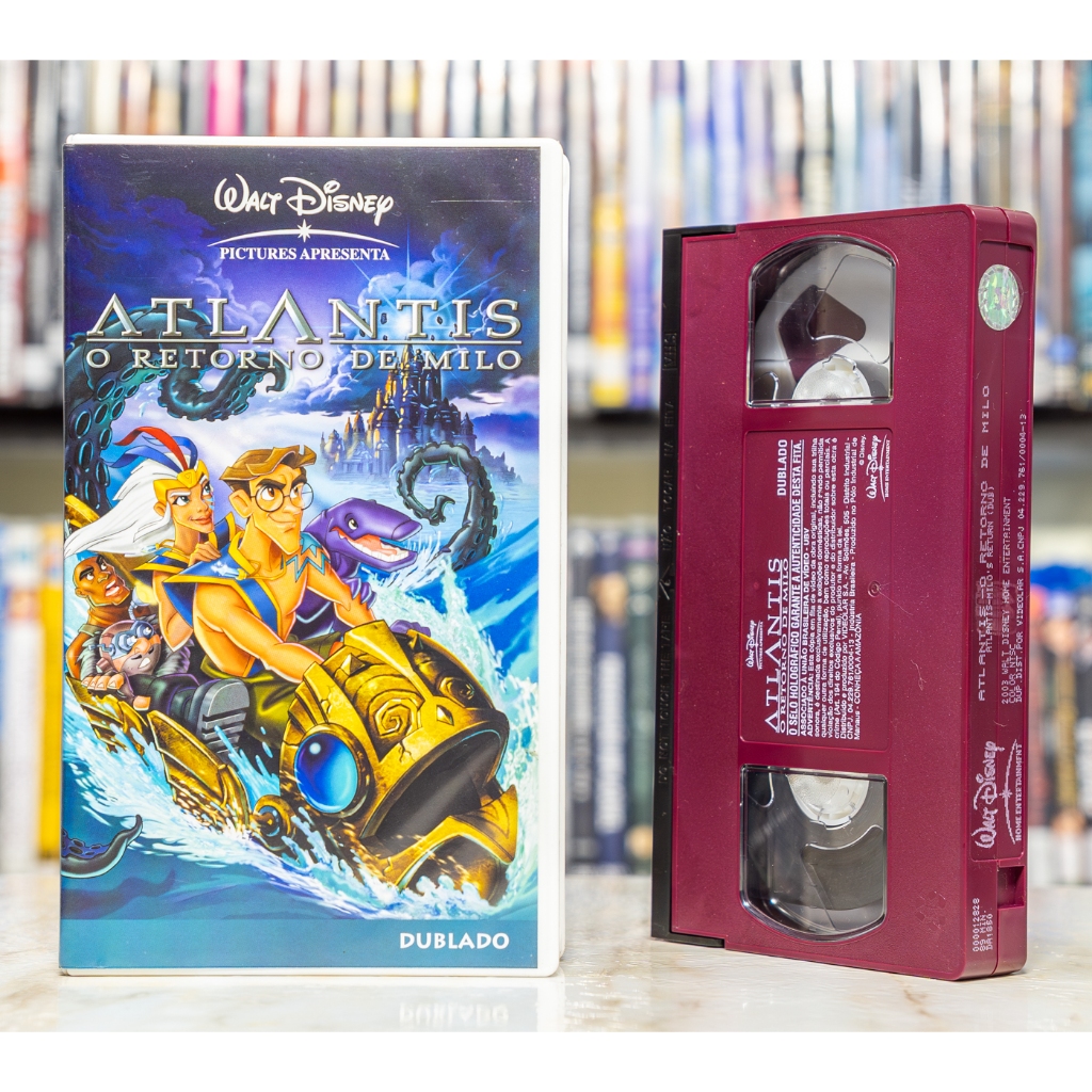 VHS Atlantis - O Retorno De Milo - DUBLADO - Original Desenho Animado ...