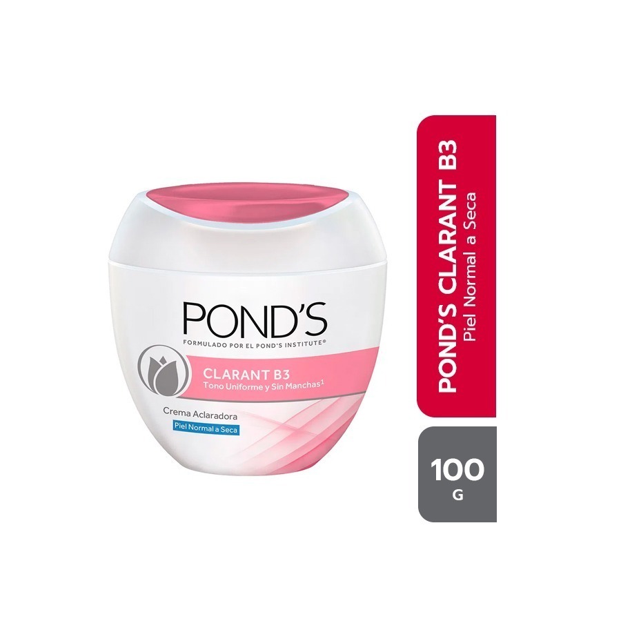 Clareador de pele o melhor com vitamina B3 100g Pond's | Shopee Brasil
