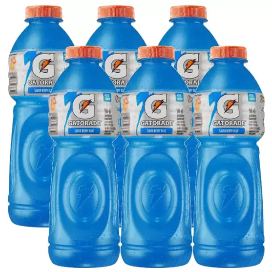 Gatorade Berry Blue 500ml - Caixa com 6 Unidaddes | Shopee Brasil
